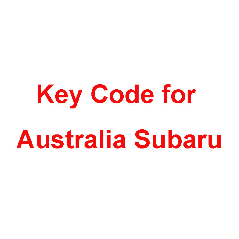 Key Cut Code Calculation Service for Australia Subaru – autoecupart