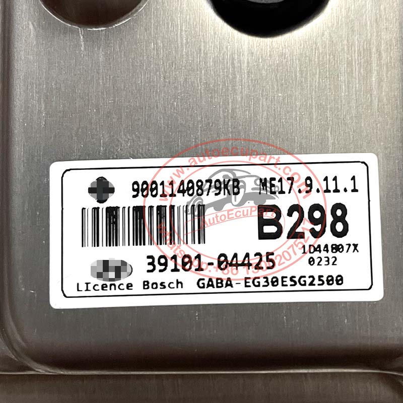 New 39101-04425 ECU B298 ME17.9.11.1 for Hyundai Grand i10 3910104425 – autoecupart