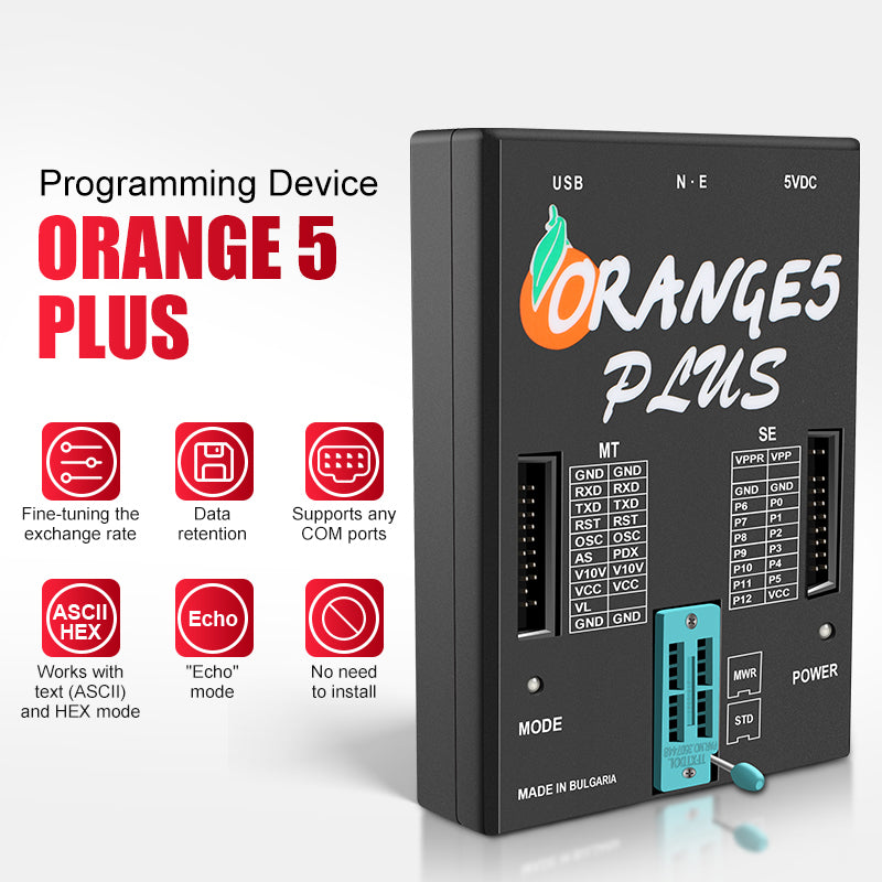 China Orange5 Plus V1.35 Programmer with MTRK, TMS, M08V, Immo HPX, NE – autoecupart