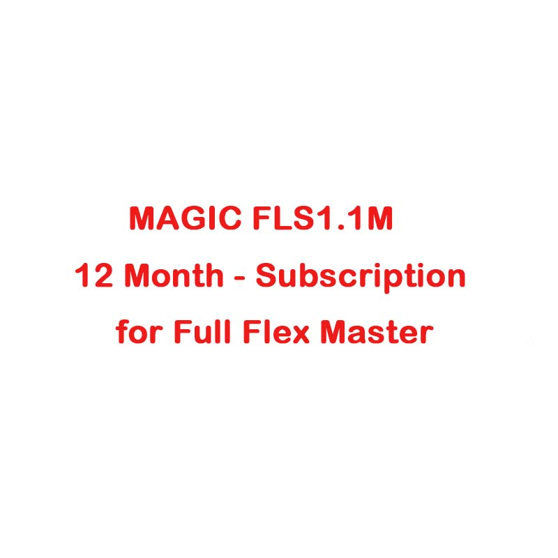 MAGIC FLS1.1M - 12 Month Renewal Subscription for Flex Full Master – autoecupart