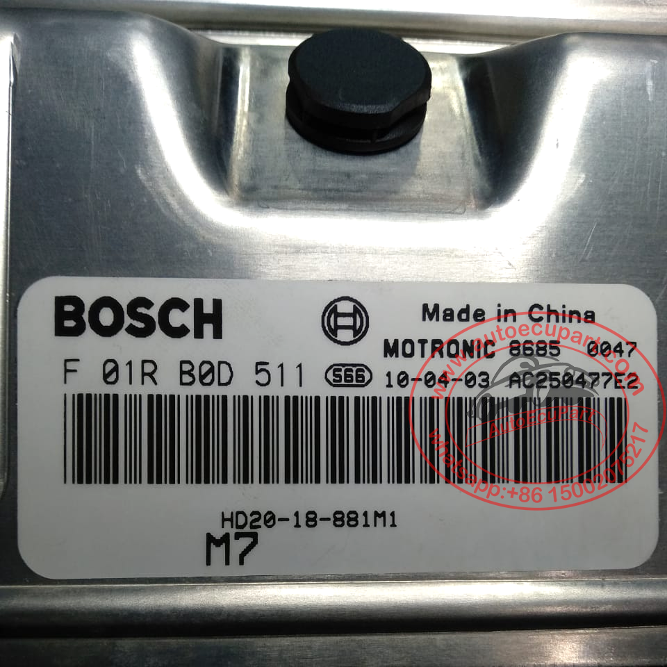 New Bosch M7 ECU HD20-18-881M1/ F01RB0D511 / F 01R B0D 511 Engine Cont – autoecupart