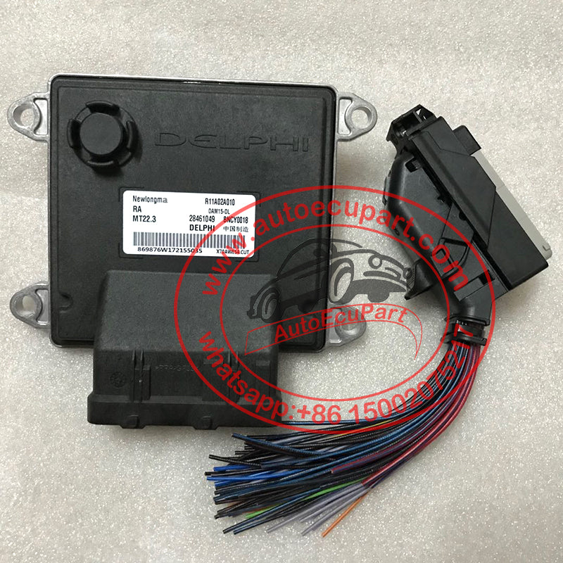 New Delphi MT22.3 ECU Connector with Harness Cable for R11A02A010 2846 – autoecupart