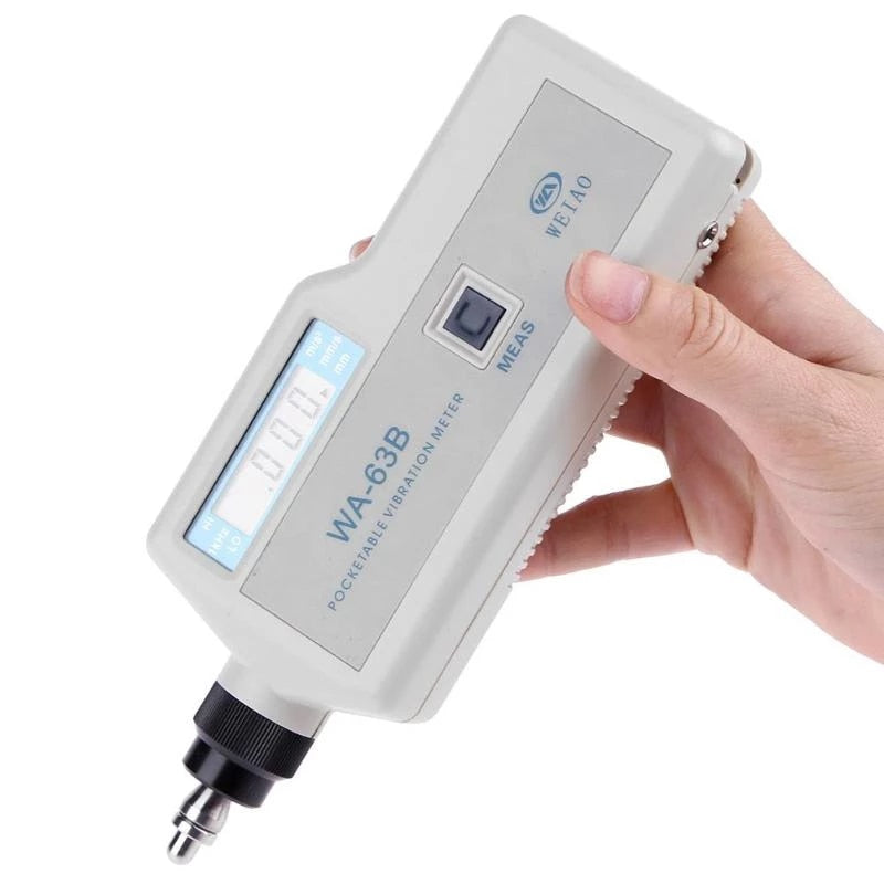 Wa 63b Portable Lcd Digital Vibration Meter Handheld Vibrometer Analyz Autoecupart