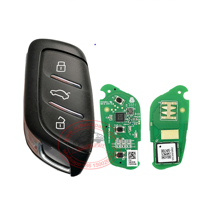 (Black) 10961827 Genuine Proximity Key for MG ZS MG5 433MHz NCF29Axx I ...