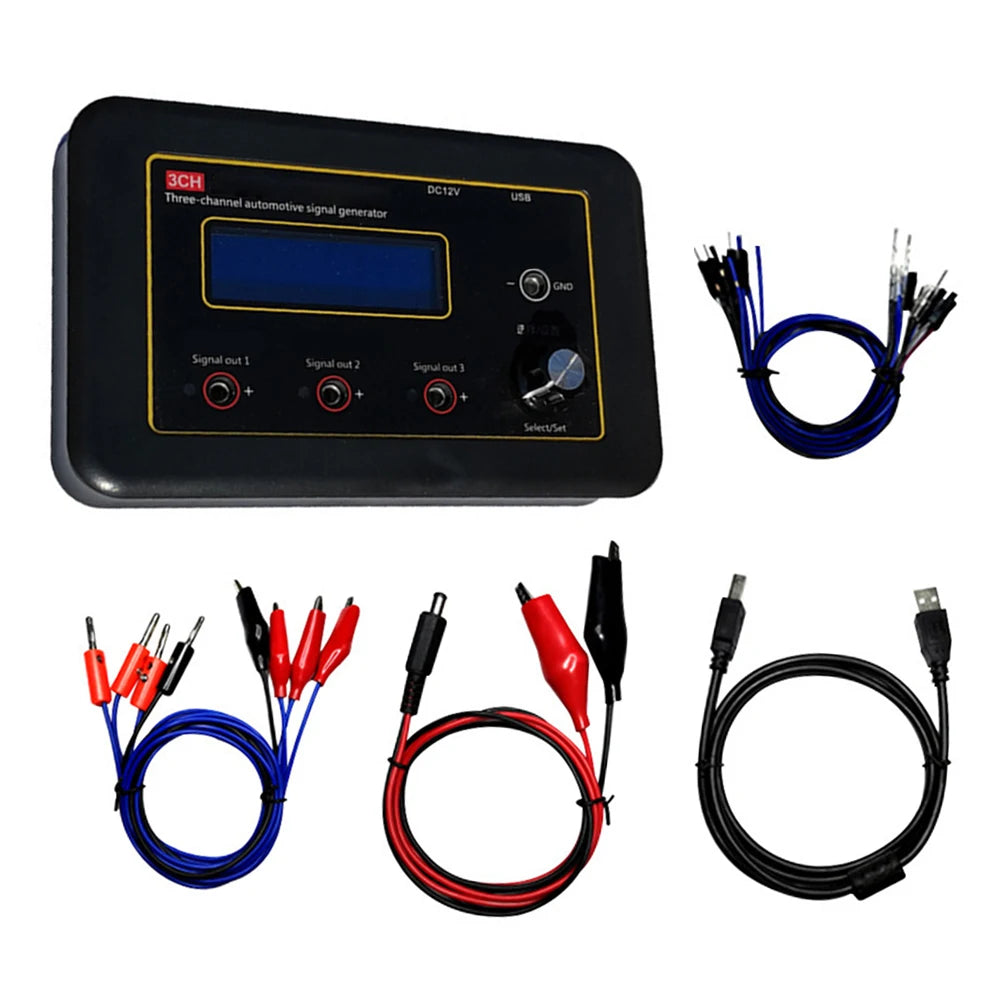 AM-3CH Three Channel Automobile Signal Generator Crankshaft Camshaft S ...