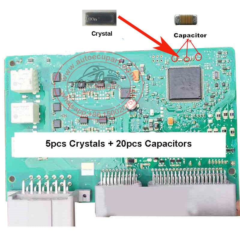 Capacitors and Crystals Kit for Land Rover, Jaguar KVM Module Repair ...