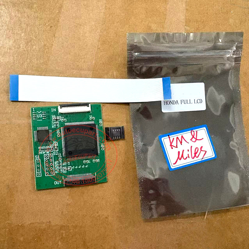 Full LCD Dashboard Mileage Correction Emulator for Honda Civic, Integr ...