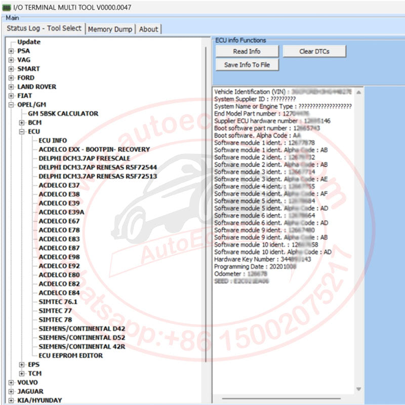 [Full version] IO-Prog ECU Programmer for GM/Opel, Newly add Opel ECU ...