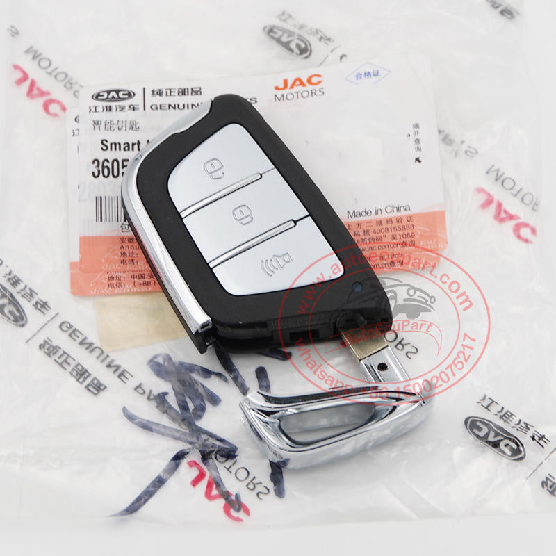 Genuine 3605800U0011A Smart Key for JAC 7S S7 T6 433MHz ID47 3 Button ...