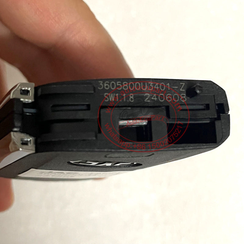 Genuine 3605800U3401-Z Poximity Smart Key for JAC T8 433MHz ID47 NCF29 ...