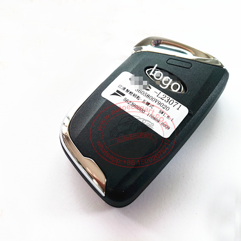 Genuine 3605800V9020 Smart Key for JAC M6 433MHz ID47 5 Button Proximi ...