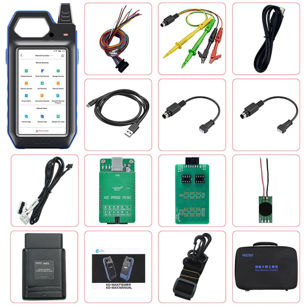 KEYDIY Key Masters Toolkit includes KD Max + KD MATE + KD PROG MINI C2 – autoecupart