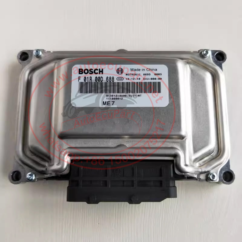 New Bosch ME7 ECU F01R00D688 4A90M for Baic A113 E130 E150 Engine Comp ...