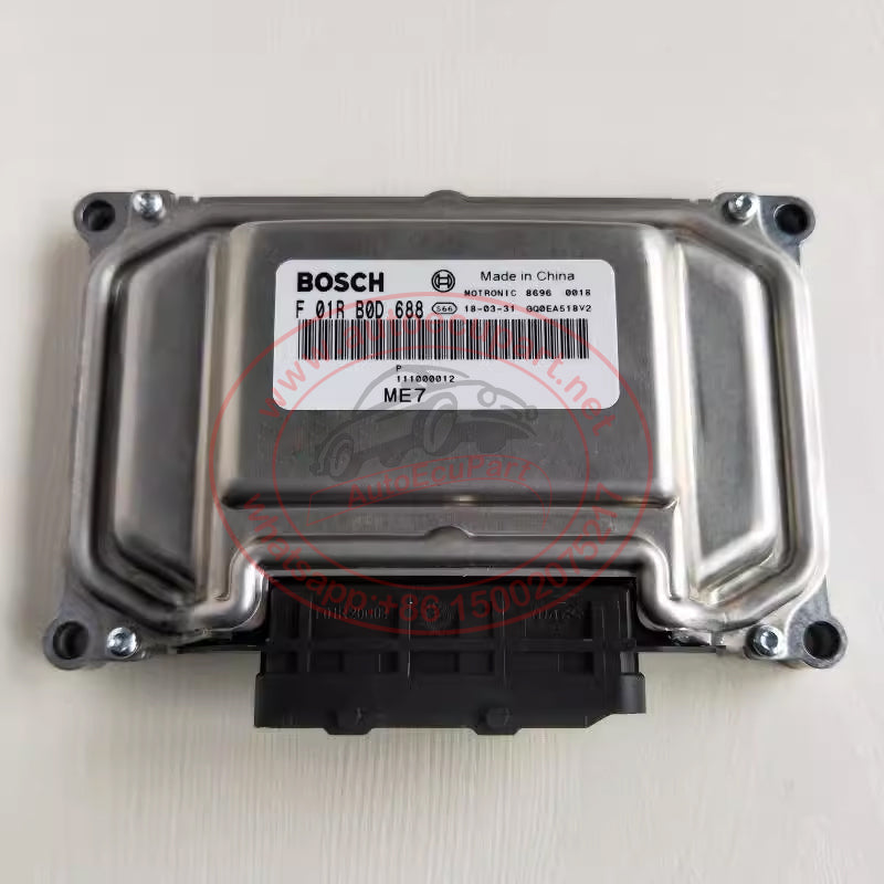 New Bosch ME7 ECU F01RB0D688 4A90M for Baic A113 E130 E150 Engine Comp ...