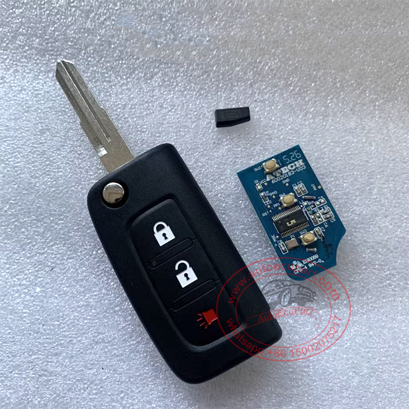 Original 433MHz ID46 Chip for Foton Sauvana Toplander Flip Remote Key ...