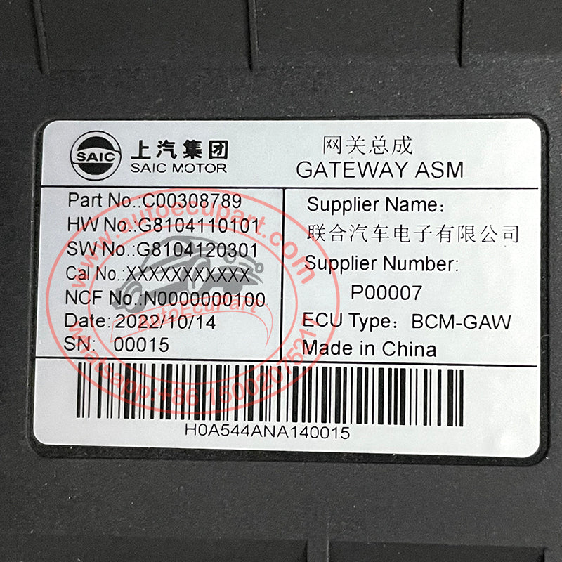 Original New C00308789 Gateway Module BCM-GAW for Maxus LDV T60 2.0 Di ...