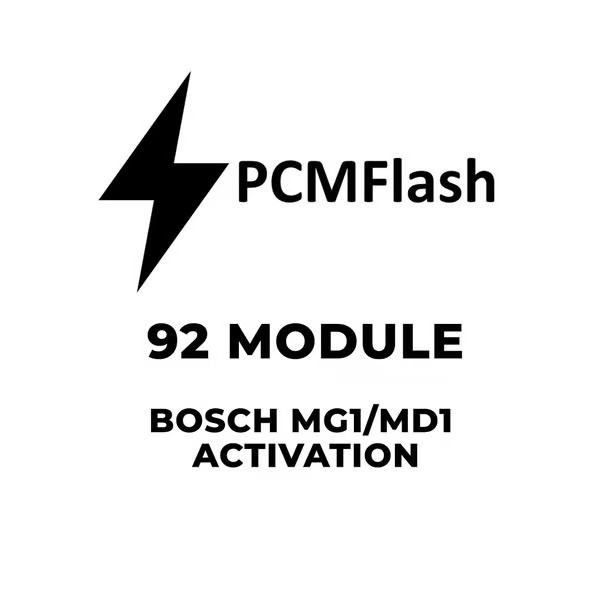 PCMflash Software- 92 Module Bosch MD1/MG1 Bootloader (support Scanmat ...