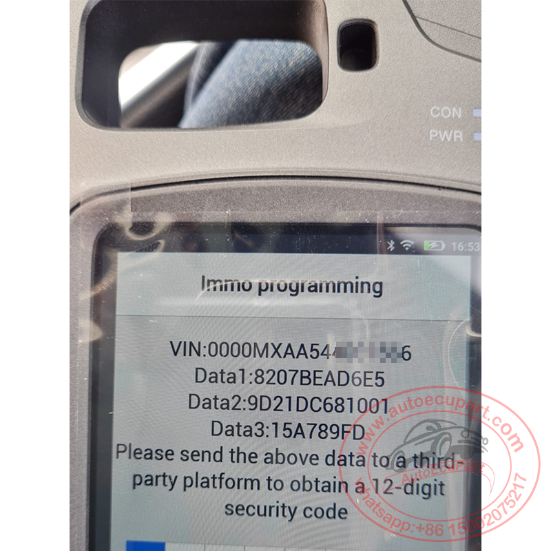 12 digits Immo Security PIN Code Calculation Service for New Toyota Le ...