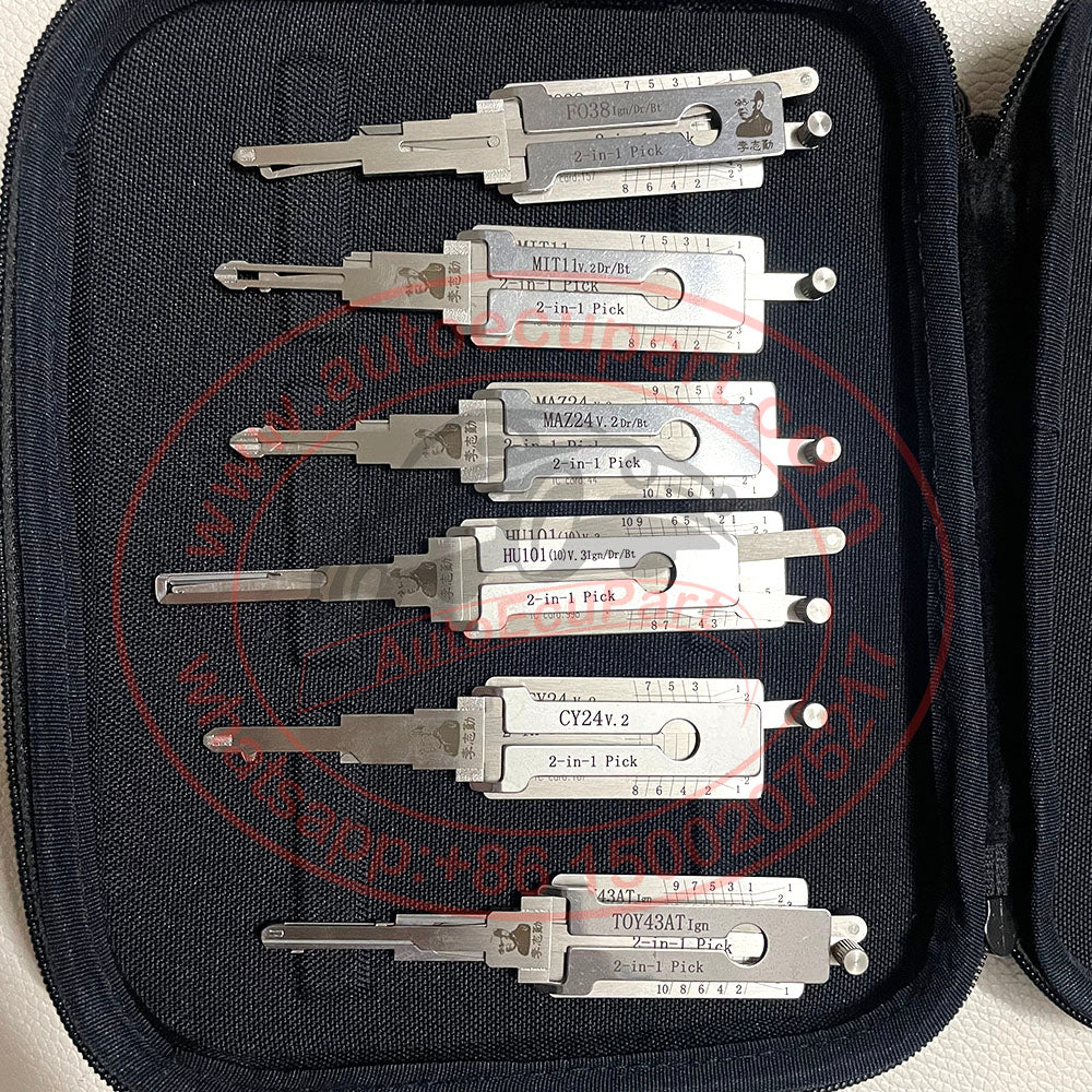 12pcs / Lot Original New Lishi Lock Pick Decoder for Automotive & Magn ...