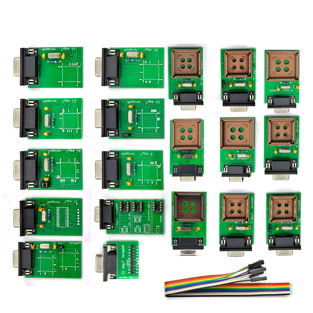 19pcs Full Adaptors for UUPA UPA USB Programmer – autoecupart