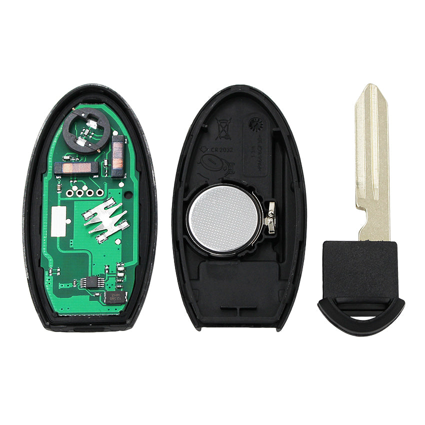 2 Button Smart Remote Key 433MHz PCF7952LTT chip for Nissan Versa 2017 ...