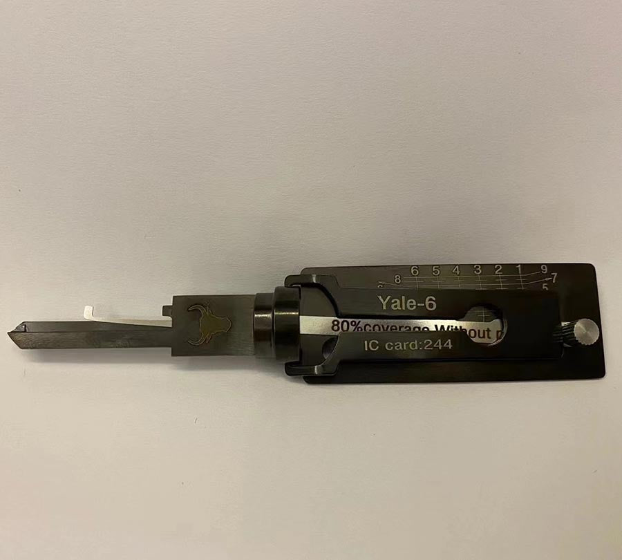 Yale-6 Yale6 2-in-1 Lock Pick Decoder Yale Keyway Tool – autoecupart