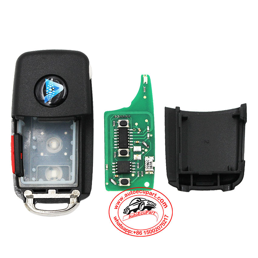 5pcs KD B08-4 Universal Remote Control Key 4 Button (KEYDIY B Series ...