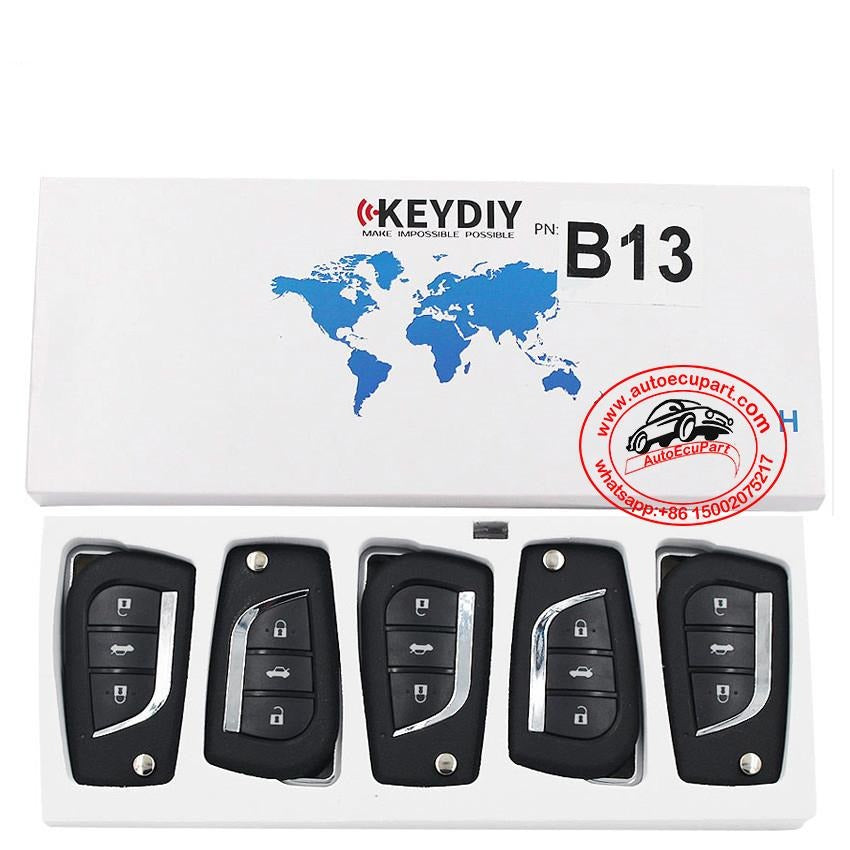5pcs KD B13 Universal Remote Control Key 3 Button (KEYDIY B Series ...