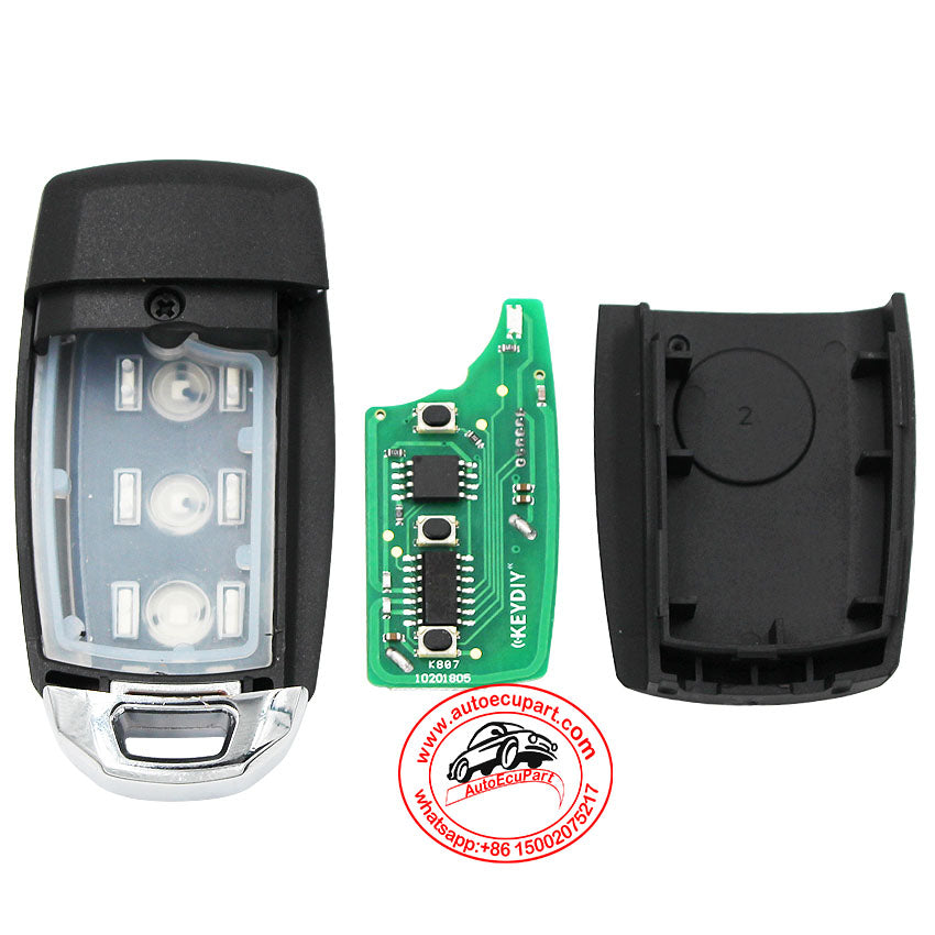 5pcs KD B28 Universal Remote Control Key 3 Button (KEYDIY B Series ...