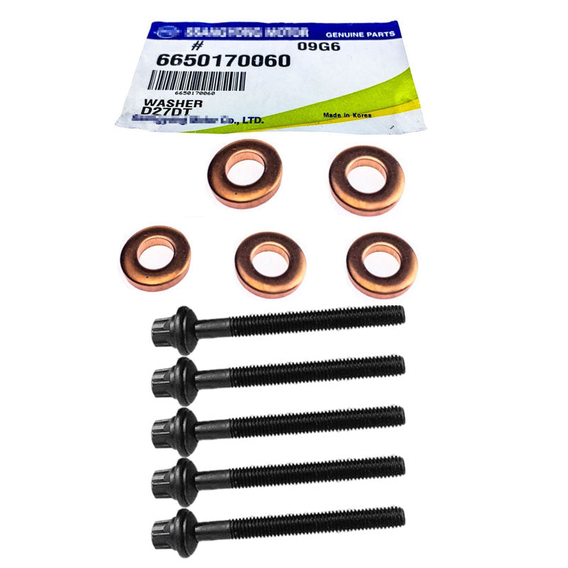 10pcs/Set Genuine 6659901001, 6650170060 Fuel Injector Bolt & Washer S ...
