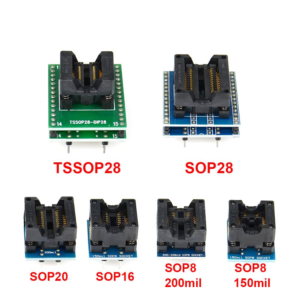 6pcs TSSOP28 SSOP28 SOP28-DIP28 Adapter SOP20 SOP16 SOP8 150mil 200mil ...
