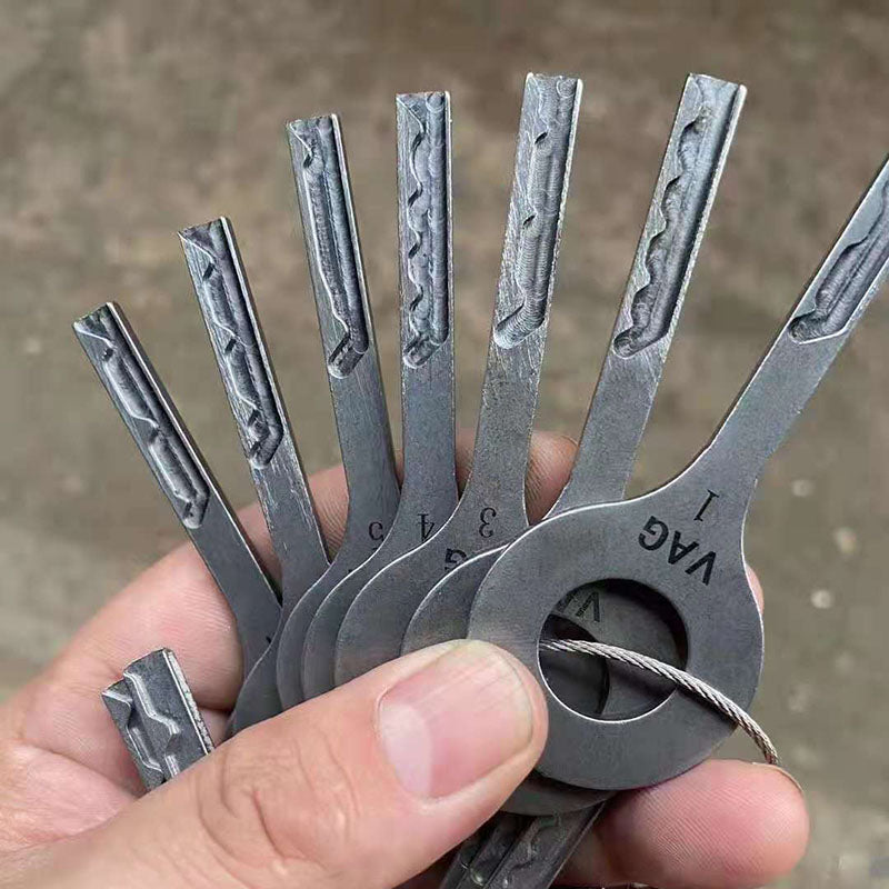 7pcs/kit HU66 VAG Laser Track Lock Picks Inner Groove Ignition Door Lo ...