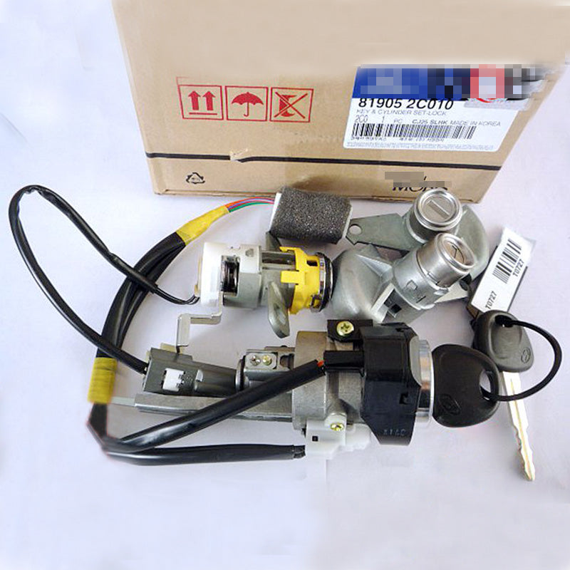 81905-2C010 Genuine Driver Passenger Trunk Door Lock Key Cylinder Set ...