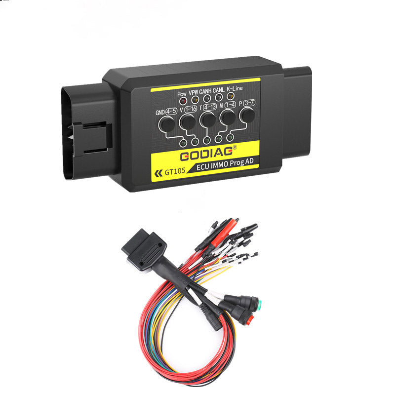 GODIAG GT105 OBD Break Out Box + Full Protocol OBD2 Jumper Cable Bench ...