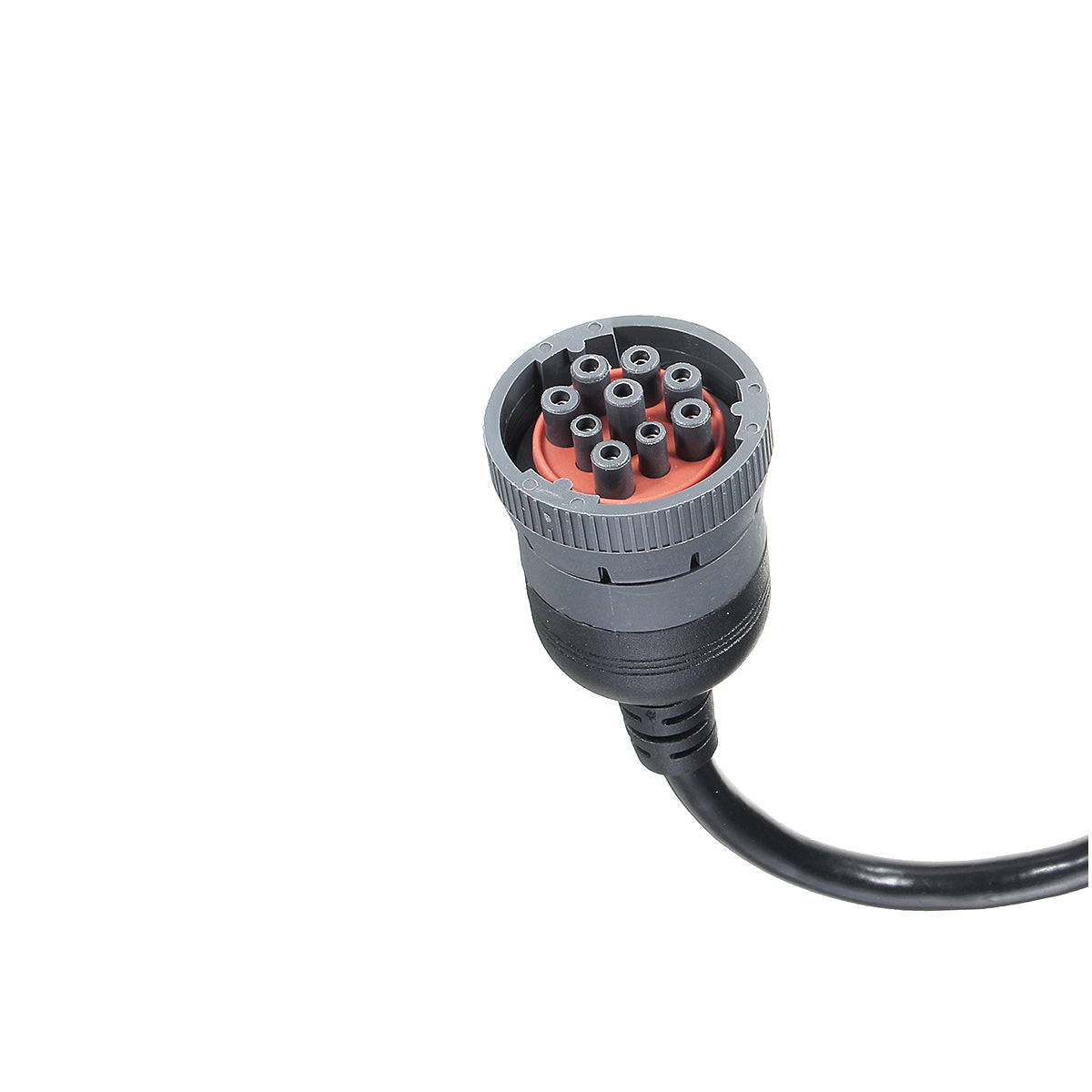 J1939 9PIN female connector adapter for Heavy Duty Truck Diagnostic In ...