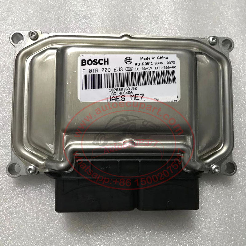 New Bosch ME7 ECU F01R00DEJ3 (F 01R 00D EJ3) 1026301GD152 for JAC T6 E ...