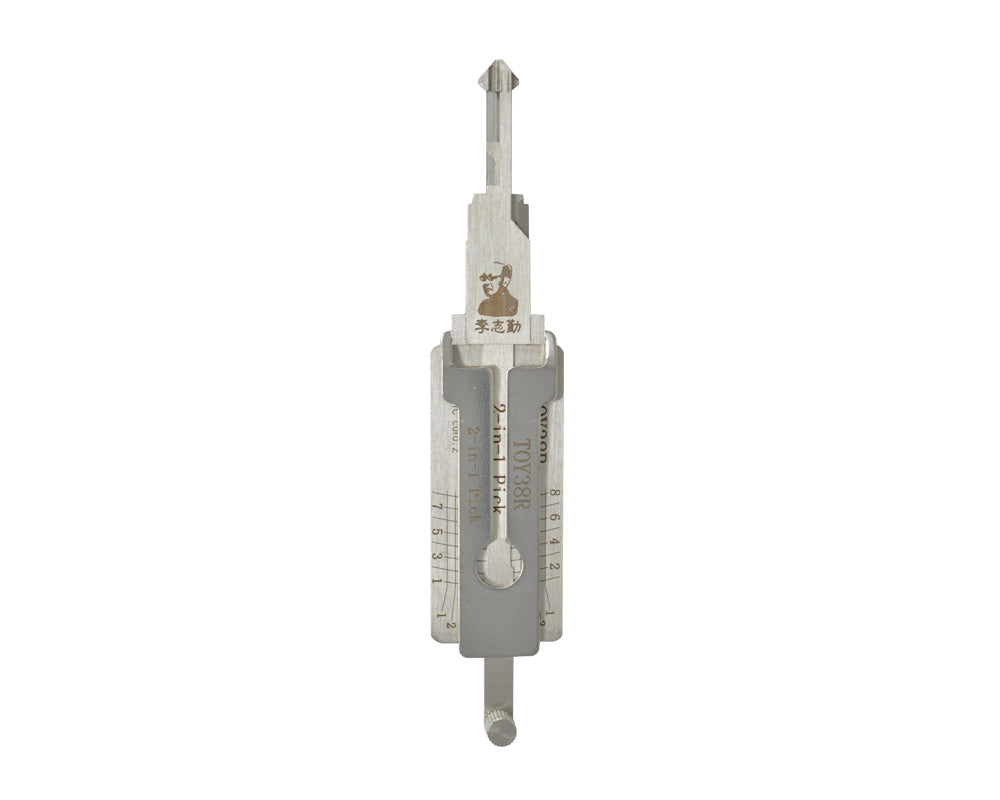 Original Lishi 2-in-1 Pick Decoder Tool TOY38R DH4R Toyota TR40 Type ...