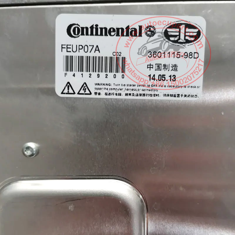 Original New 3601115-98D FEUP07A ECU for DEUTZ BF6M2012 LG936L LG956L ...