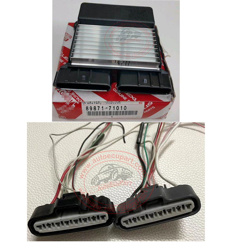 Original New 89871-71010 Injector Driver ECU + 2pcs/set Cable Connecto ...