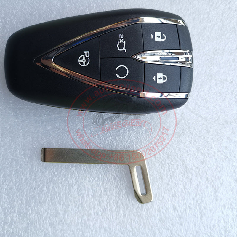 Original New Proximity Smart Key 4A Chip 433MHz 5 Button for Changan U ...