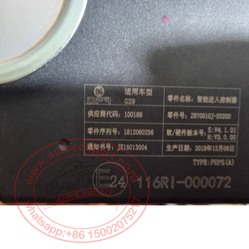 Original New Z870010J-D0200 (Z870010JD0200) Passive entry passive star ...