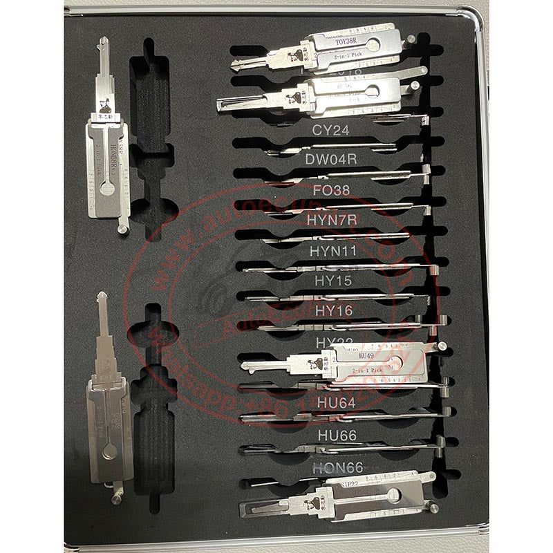 [for USA Locksmith] Original Lishi 32pcs/Kit Auto Car Door Lock Pick 2 ...