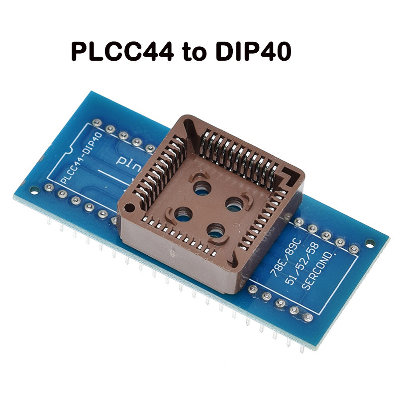 PLCC44 to DIP40 Adpater IC Socket for Universal Chip Programmer ...