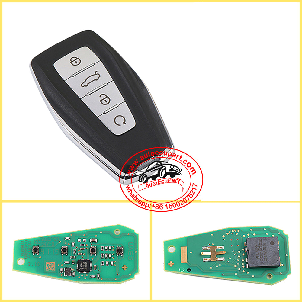 Proximity Smart Key 433MHz ID47 Chip 4 Button for Geely Jiaji – autoecupart