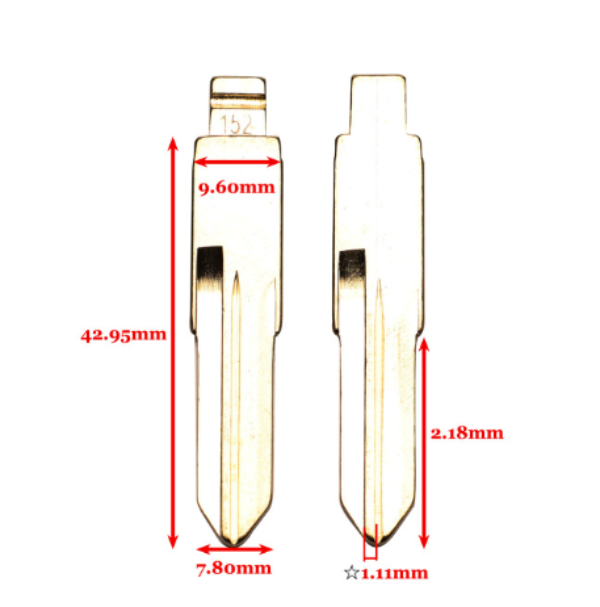 Renault Blade 152# Right blade - Pack of 10 – autoecupart