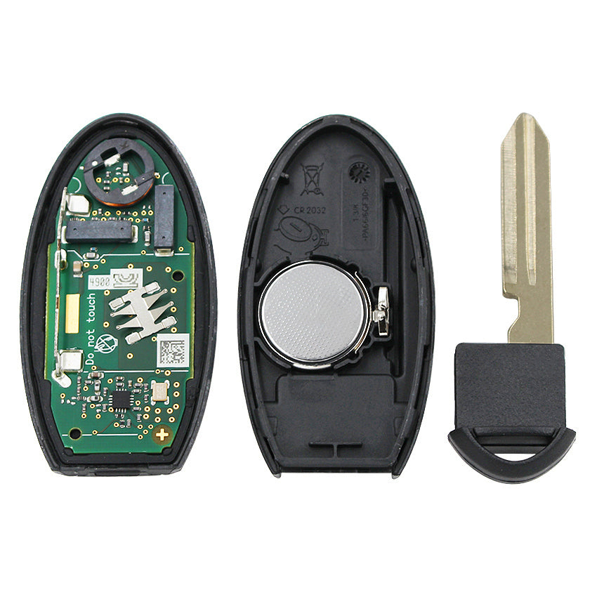 Smart Key 433MHz ID46 PCF7952LTT Chip for Nissan Tiida 2 Button ...