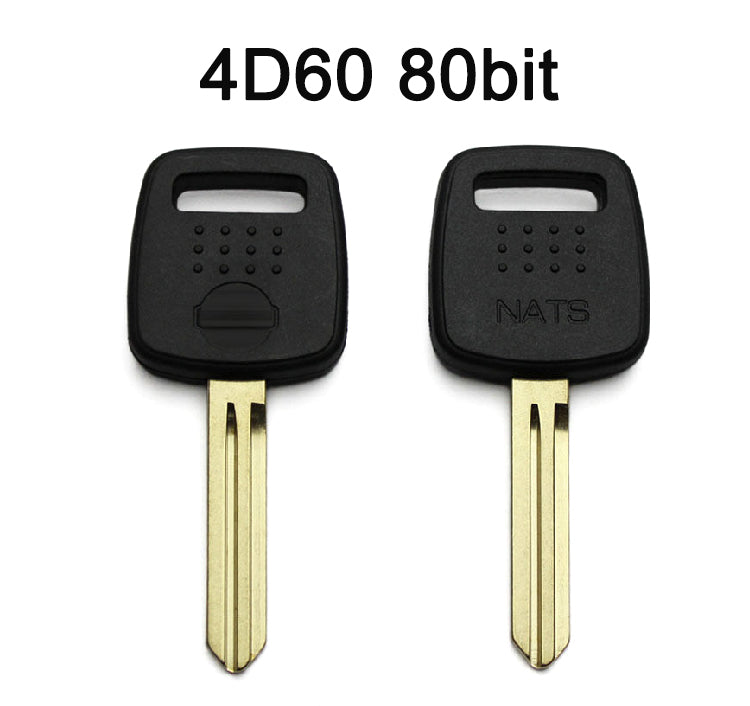 Transponder Key 4D60 80Bit 4D-60 Chip for Nissan Pickup Truck D22 A33 ...