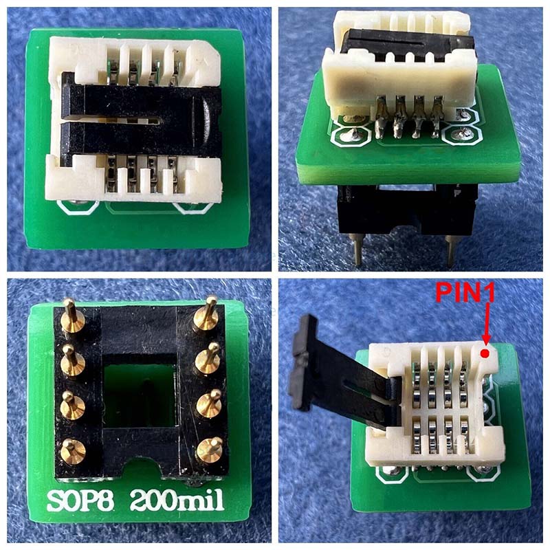 Universal SOP8 200mil Adapter IC BIOS flash Socket for XGecu TL866II P ...