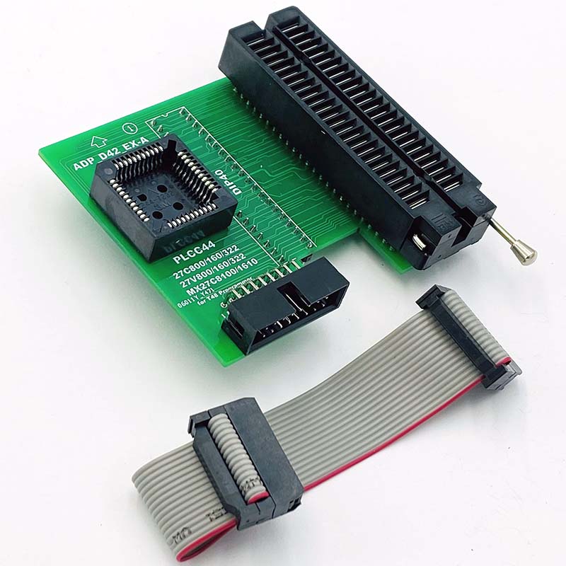 XGecu ADP_D42_EX-A adapter EPROM 27Cx00 PDIP42 ZIF/PLCC44 Socket Work ...