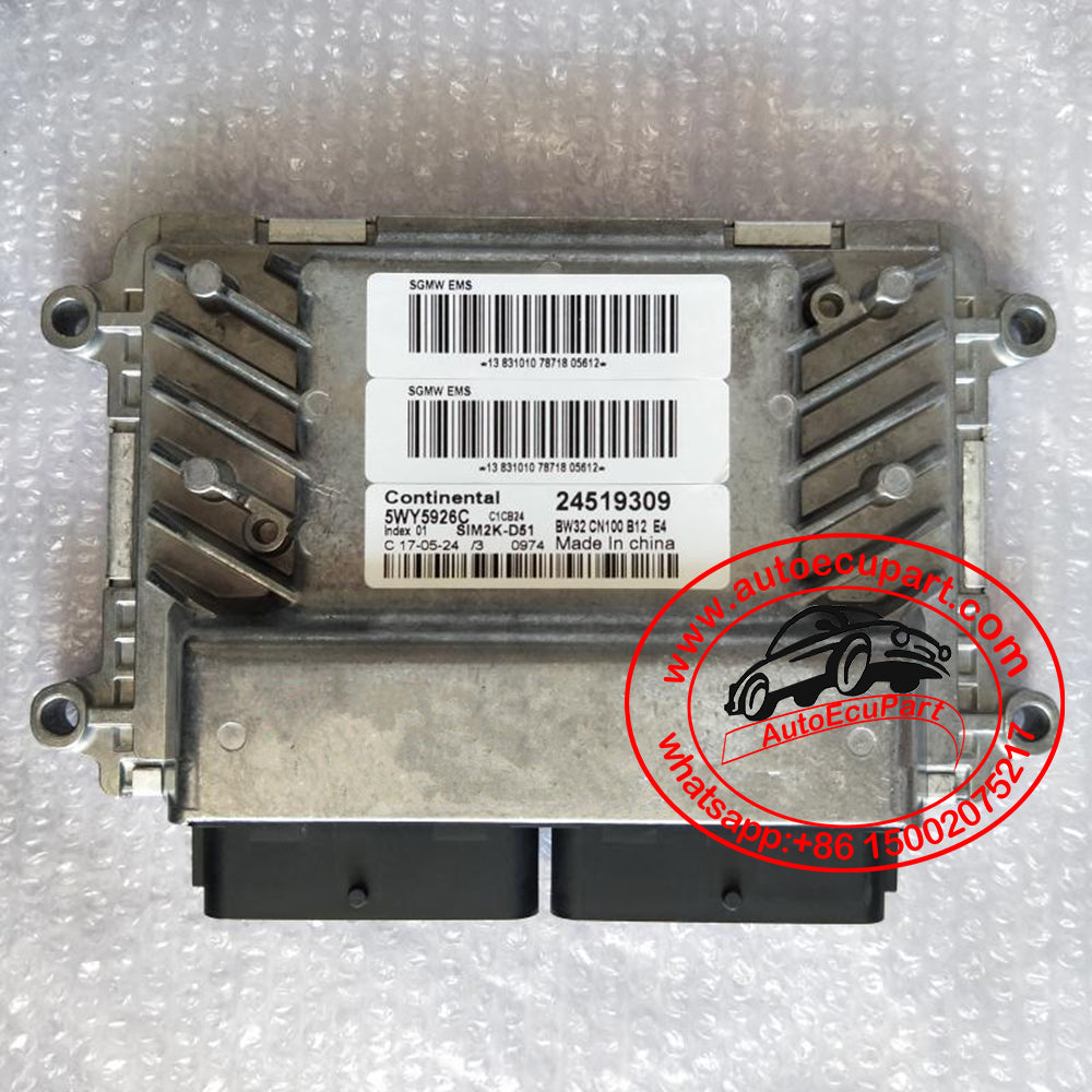 New Engine Computer Continental ECU 5WY5926C 24519309 for SGMW ...